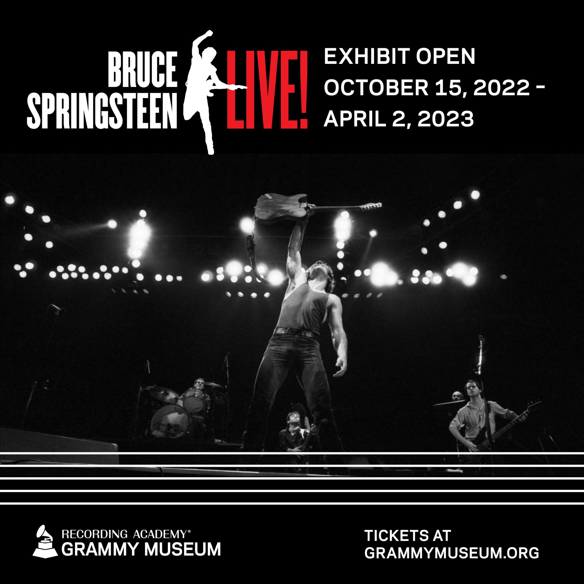 GRAMMY Museum on Twitter: "Celebrate tomorrow's opening of the Bruce Springsteen Live! exhibit ...