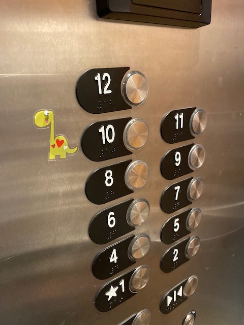 Otis Elevator Buttons