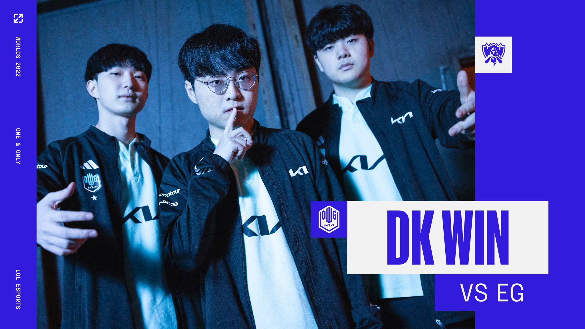 LoL Esports on Twitter: "#DKWIN: @DWGKIA defeat @EvilGeniuses! #Worlds2022 https://t.co ...