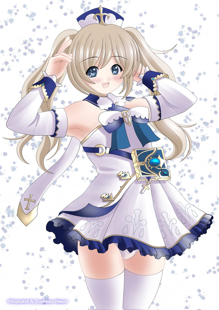 バーバラ(原神) 「 参加します!1995年頃から2006年まで絵描きしていました。最近落ち着いてき」|おおもりよしはる(絵師、歯科医師）のイラスト