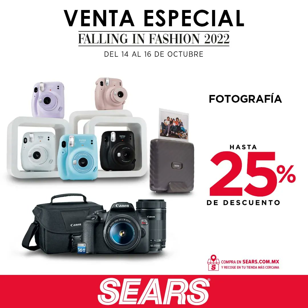 Sears México on Twitter: "Adéntrate en el mundo de la fotografía con el equipo adecuado. 📷 ...