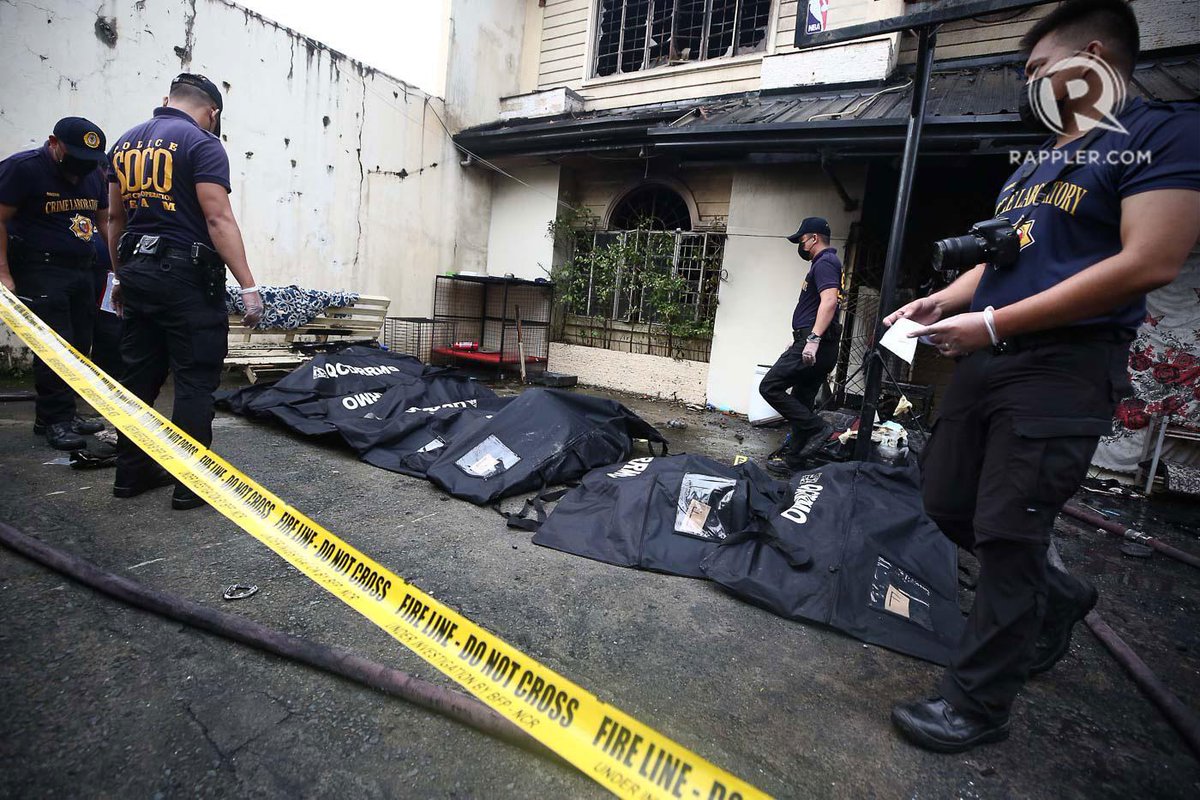Members of the Quezon City Police District Scene of the Crime ...