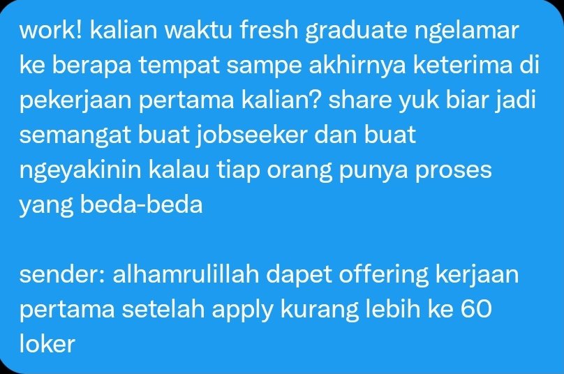 BACA RULES DI (bit.ly/worksfess) on Twitter: "kalau kalian gimana nih??? sharing yuk work! https ...