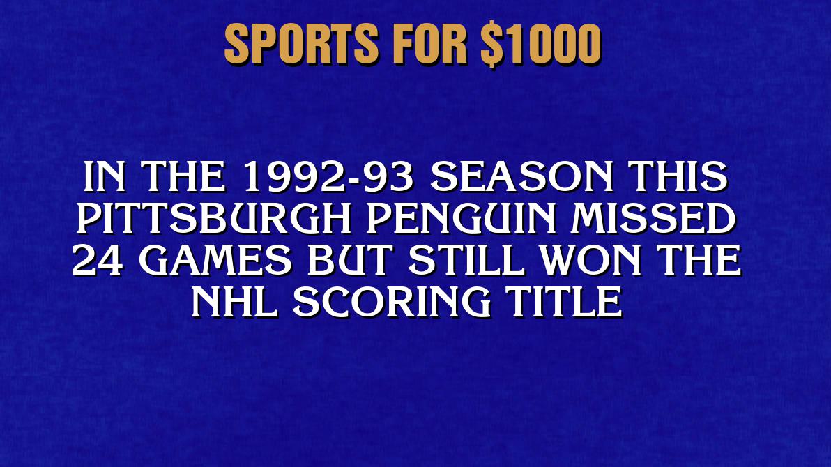 Jeopardy Clues Game on Twitter: "https://t.co/EjRdS6skof" / Twitter