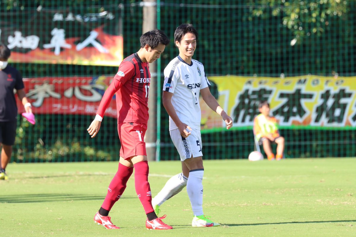 Mai on Twitter: "2022.10.15 JFL-25 Honda FC - ソニー仙台FC №11 堀内颯人 選手 №5 平田健人 選手 体大同期ボランチダービー その② 後半 ...