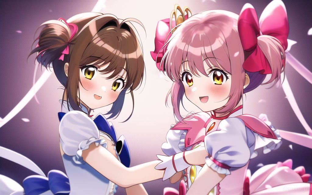 PROTO@AiArt on Twitter: "木之本桜と出会った鹿目まどか https://pixiv.net/users/1137830 http://instagram.com ...