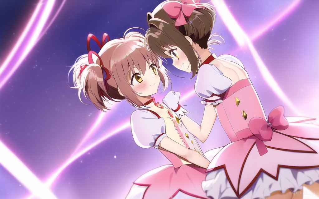 PROTO@AiArt on Twitter: "木之本桜と出会った鹿目まどか https://pixiv.net/users/1137830 http://instagram.com ...