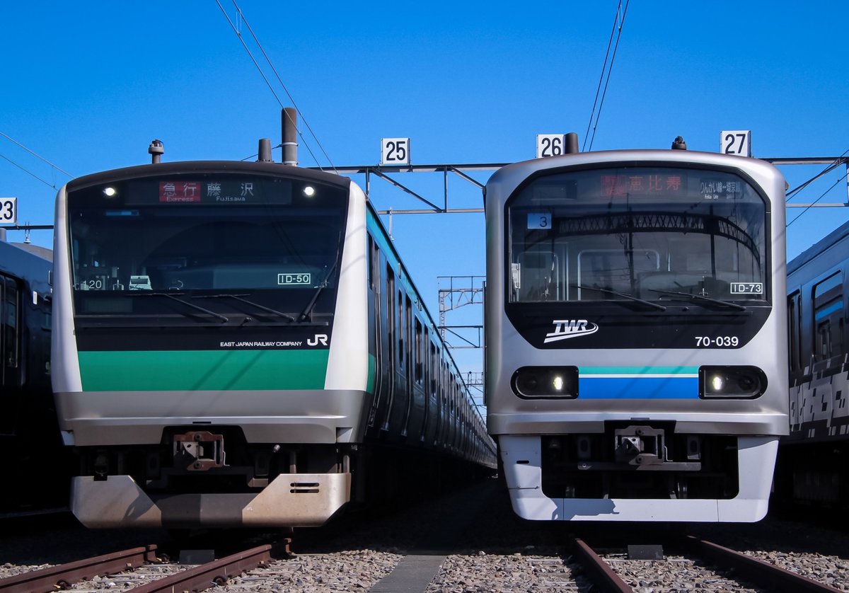 繭 on Twitter: "2022.10.15 川越車両センターまつり2022 相鉄12000系 12102×10(12102F) 各駅停車 羽沢横浜国大行き E233系7000番代 ハエ ...