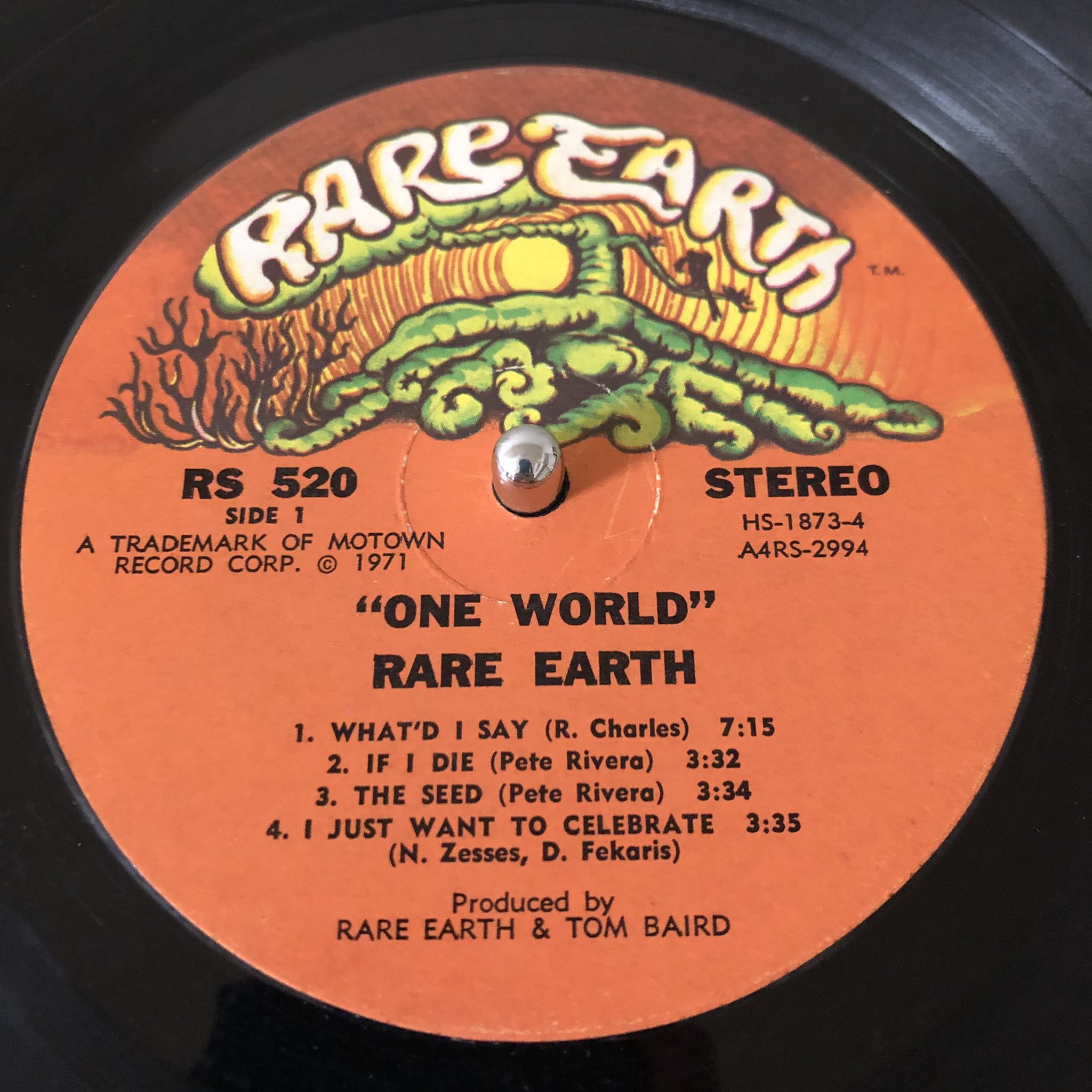 xxxeizoooxxx on Twitter: "RARE EARTH / One World (1971) RARE EARTH RS 520 H MK RS-520 A4RS-2994 ...