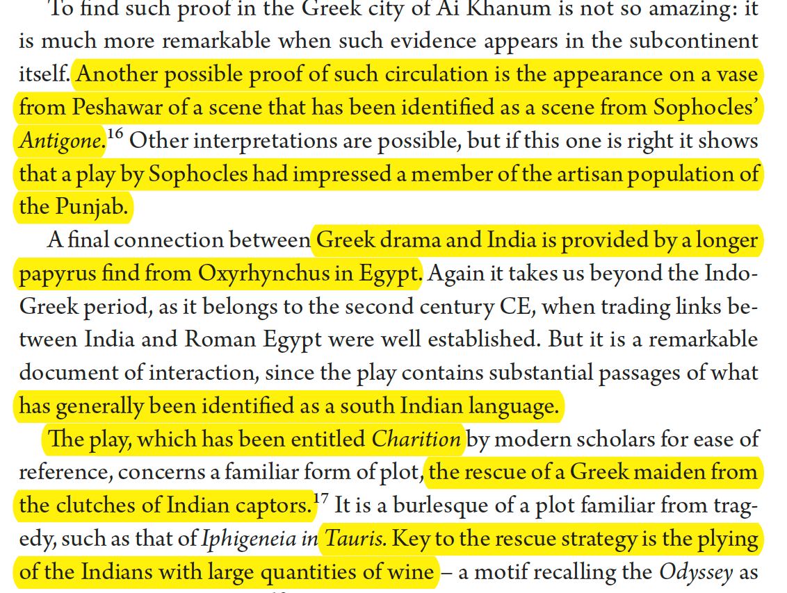 In the ancient city of Alexandria on the Oxus (Ai-Khanoum) –– Greeks ...