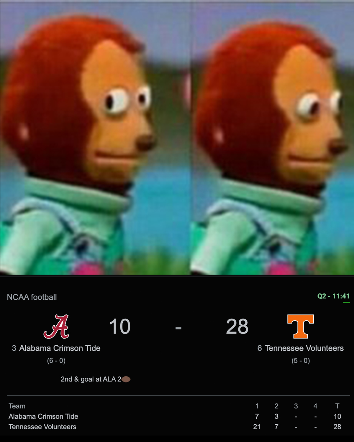 Tennessee Alabama Football Memes Popular Alabama Football Memes From