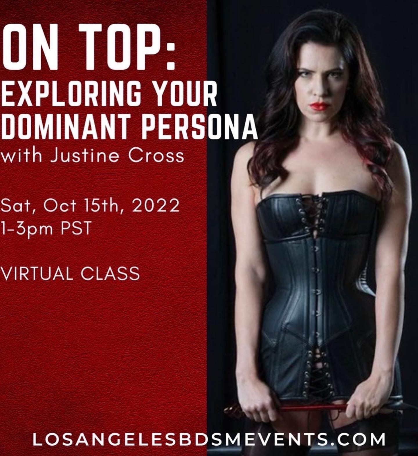 TW Pornstars - 1 pic. Justine Cross. Twitter. Still a few tix left for today’s virtual class! On ...