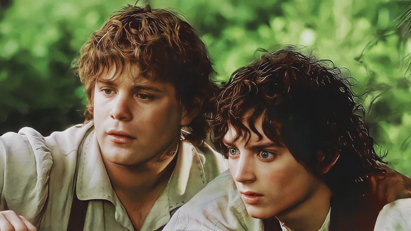 The Wonder of Tolkien on Twitter: "Frodo and Sam watching Halbrand in the finale. https://t.co ...