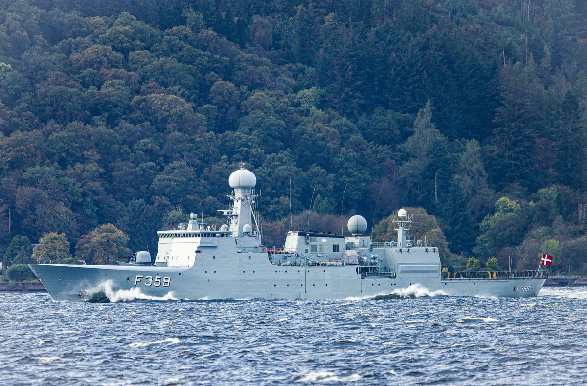 WarshipCam on Twitter: "Royal Danish Navy Thetis-class ocean patrol vessel HDMS Vædderen (F359 ...