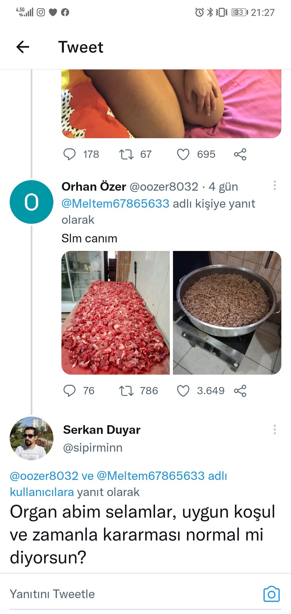 Serkan Duyar on Twitter: "@absurtolaylar Organ abim ince görüyor... https://t.co/x9ehHMco4E ...