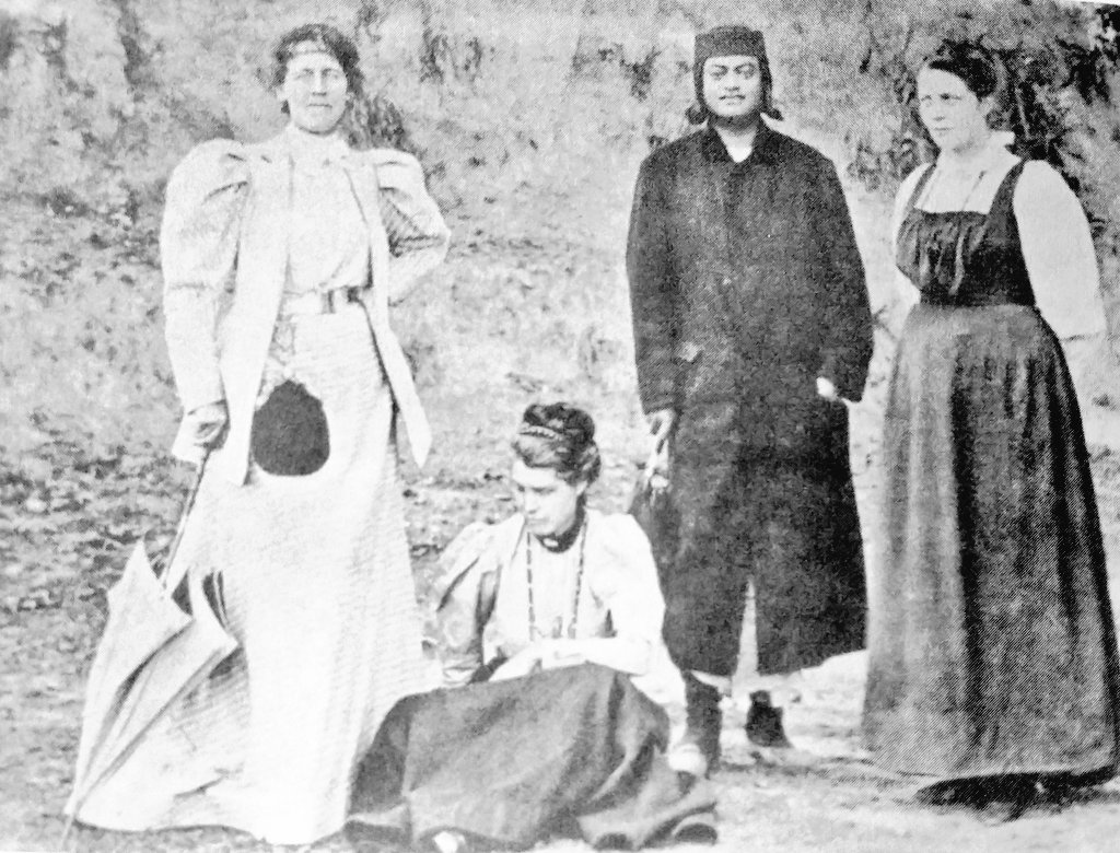 Swami Vivekananda ~ along with Josephine Macleod, Sara Bull, Sister ...