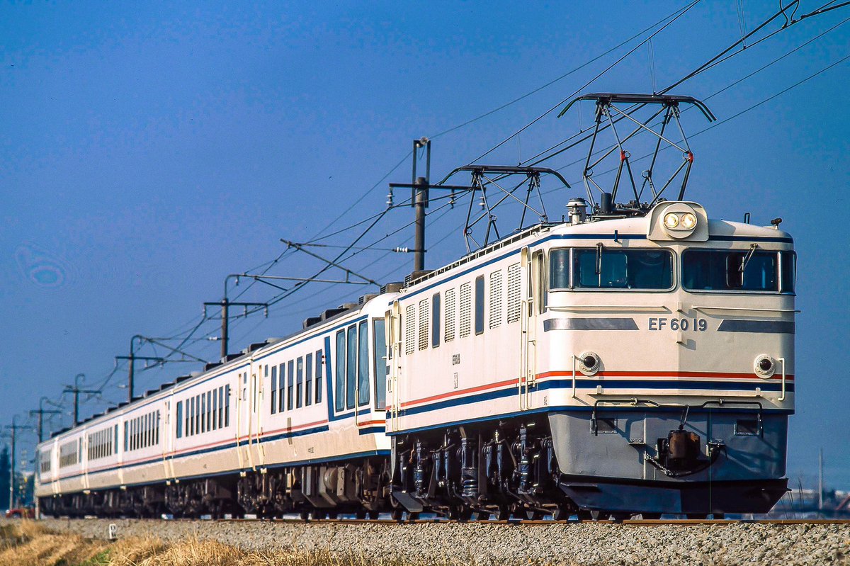 隠居鉄takedon on Twitter: "鉄道開業150周年記念「思い出の編成」EF6019専用機"