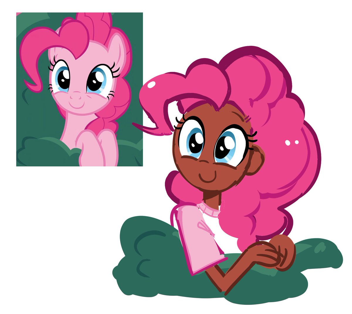 Ghoul 🫀🩸🪓 On Twitter Pinkie Pie Human But I Wanna Keep The Og Styles Eyes Mlp Mlpfim