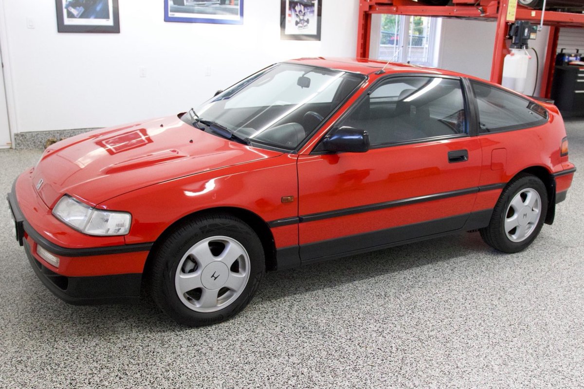 Bring a Trailer on Twitter: "Sold: 46k-Kilometer 1991 Honda CRX 1.6i-16 5-Speed for $37,000 ...