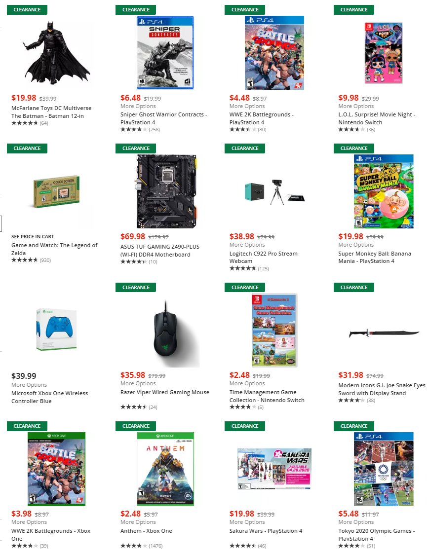 Wario64 on Twitter: "50% off clearance sale at GameStop https://t.co/2qeVD631Mp #ad https://t.co ...