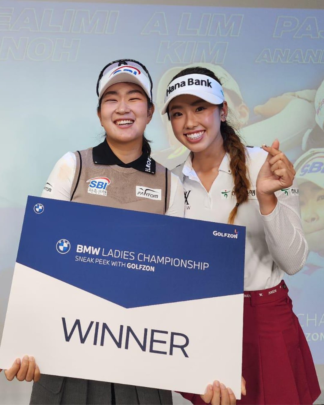 LPGA on Twitter: "Your winner of 2 vs. 2 GOLFZON event: A Lim Kim and @YealimiNoh! 🏆 🫰 ️ https ...