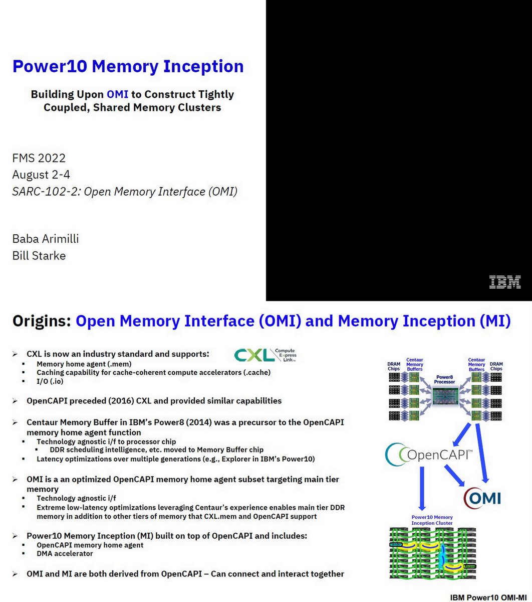 OGAWA, Tadashi on Twitter: "=> Transitioning Local Memory from DDR to OMI. Pre-Conference, FMS ...
