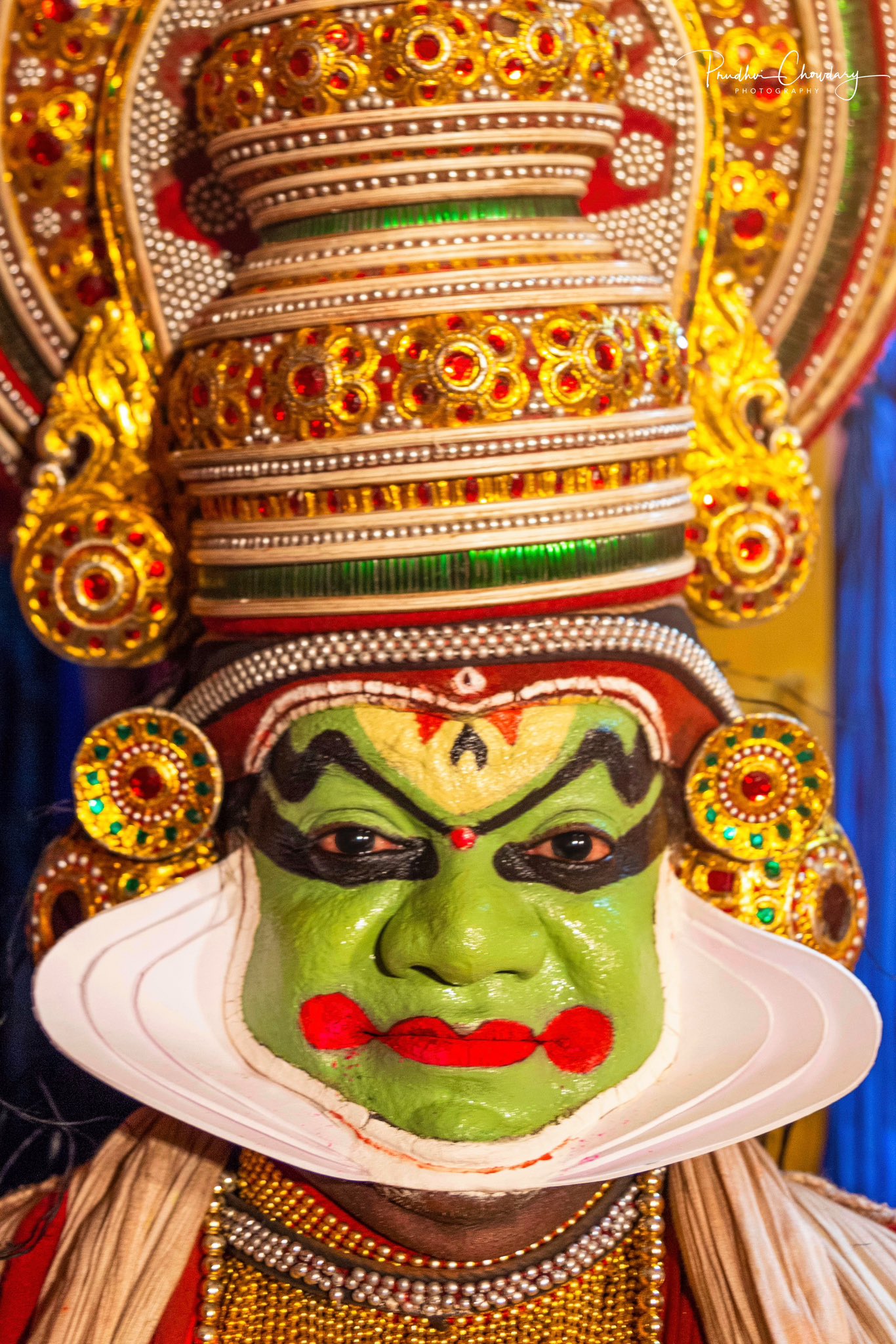 Kathakali Dancers Face