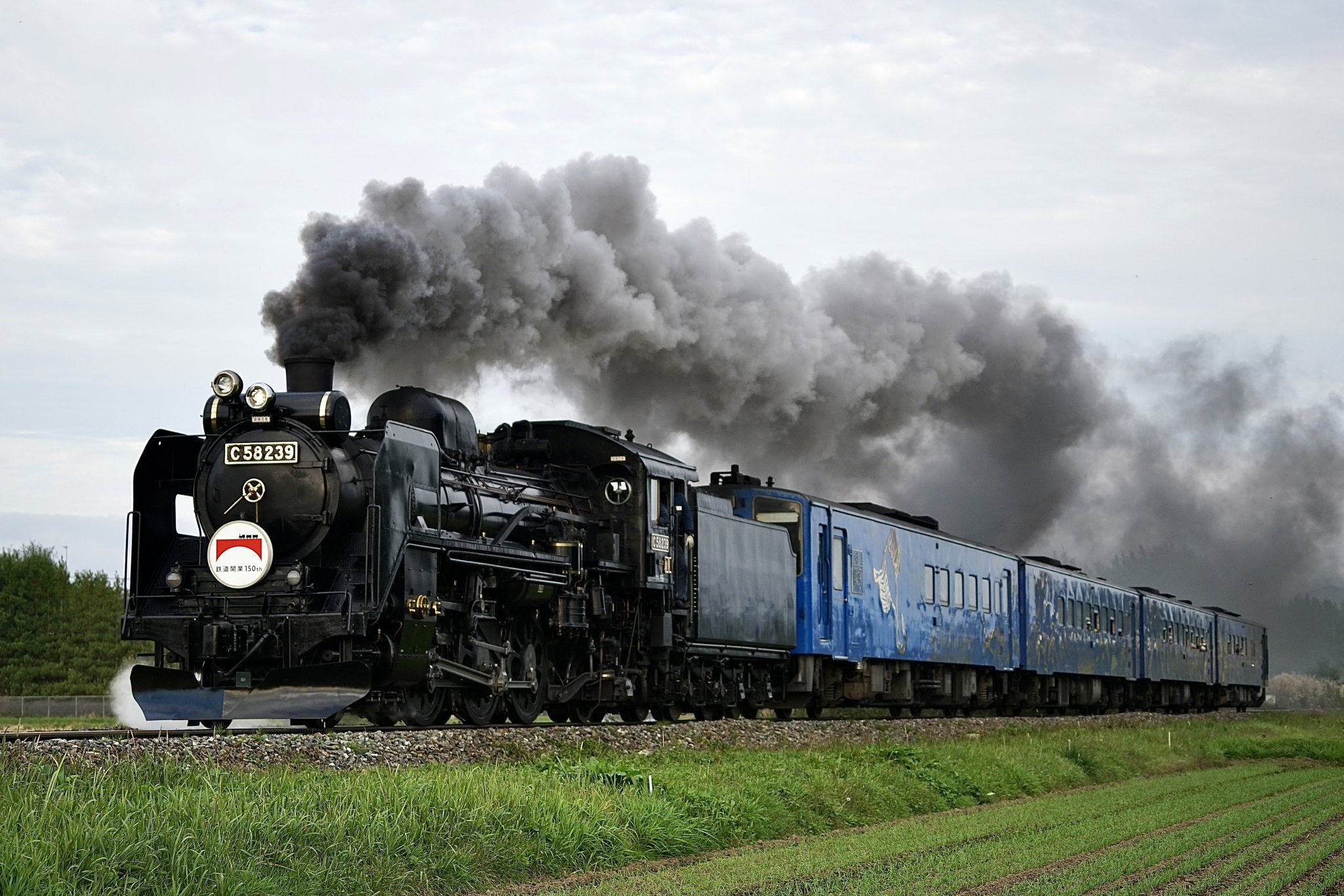 F500 on Twitter: "SL銀河C58 239+キハ141系 今日は似内付近で。 https://t.co/cNd3sbnwP6" / Twitter