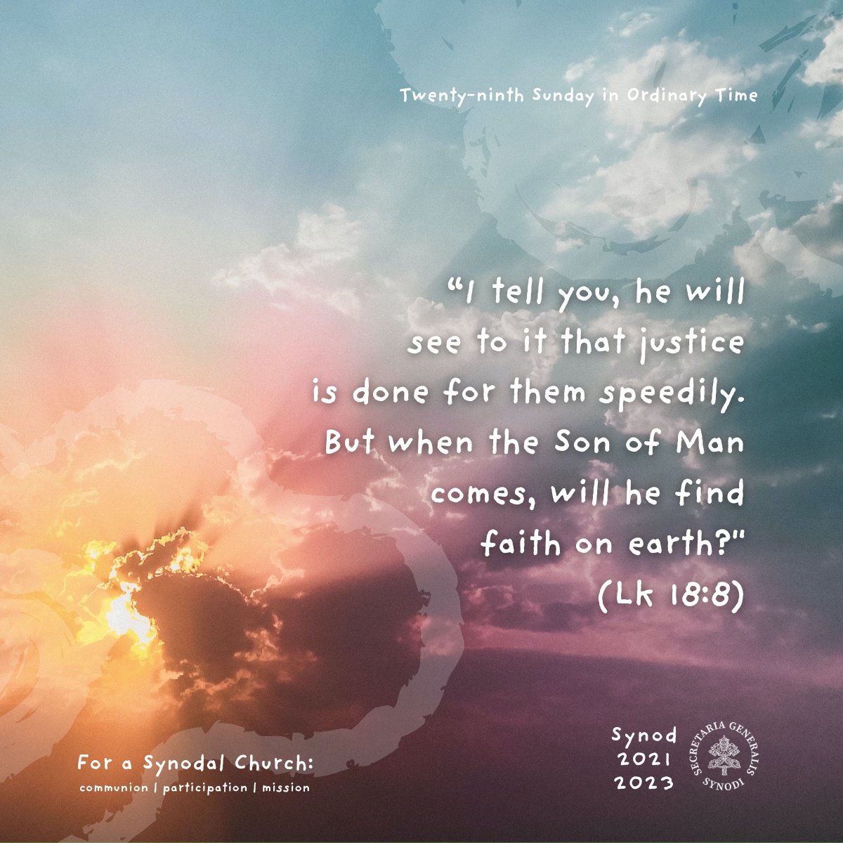 Synod.va on Twitter: "As we #walktogether down the long path of #synodality, we may at times ...