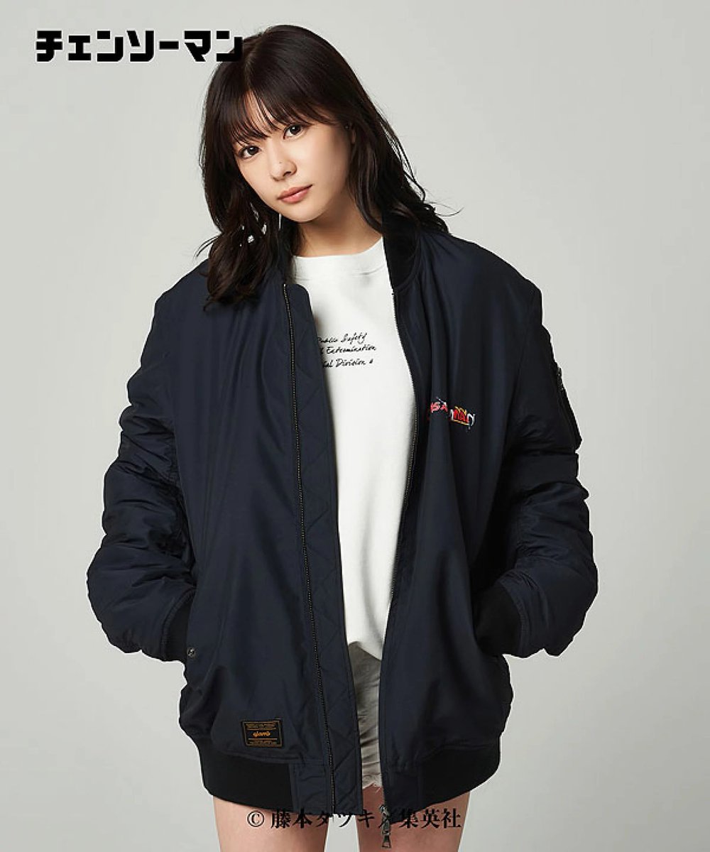 チェンソーマン情報局 on Twitter: "チェンソーマンのAVIREXコラボMA-1が話題ですが、 以前、glambとのコラボでもMA-1出ています！ ⬇️こちら https ...