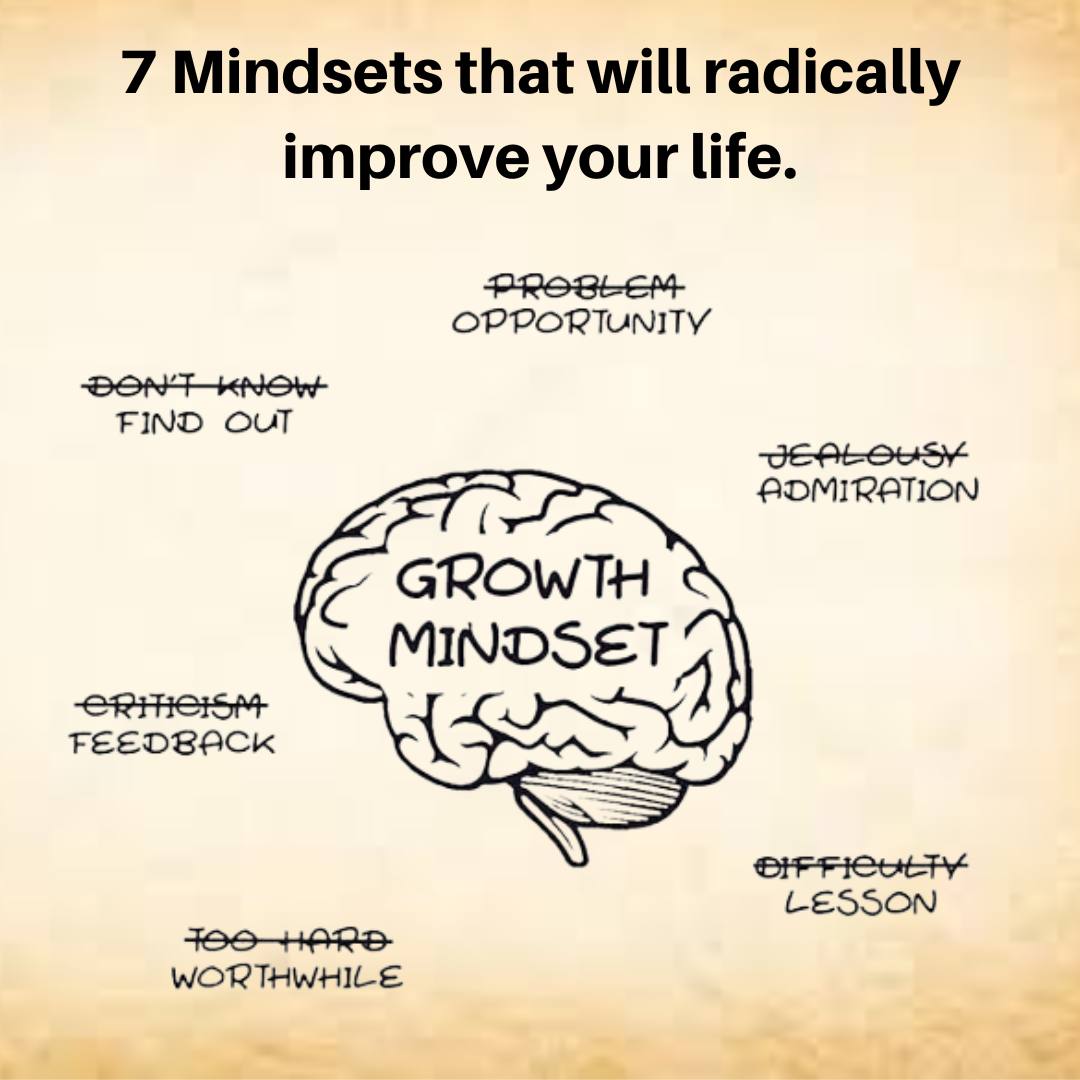 7 mindsets that will radically improve your life in the next 30 days: - Thread from Mindset ...