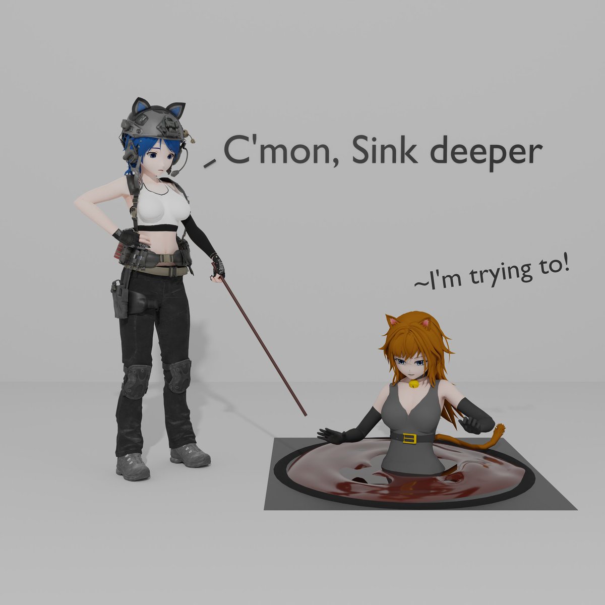 Lady of Mud on Twitter: "RT @WielderDual: C'mon @NekoVillainess keep sinkin! #memeformat # ...