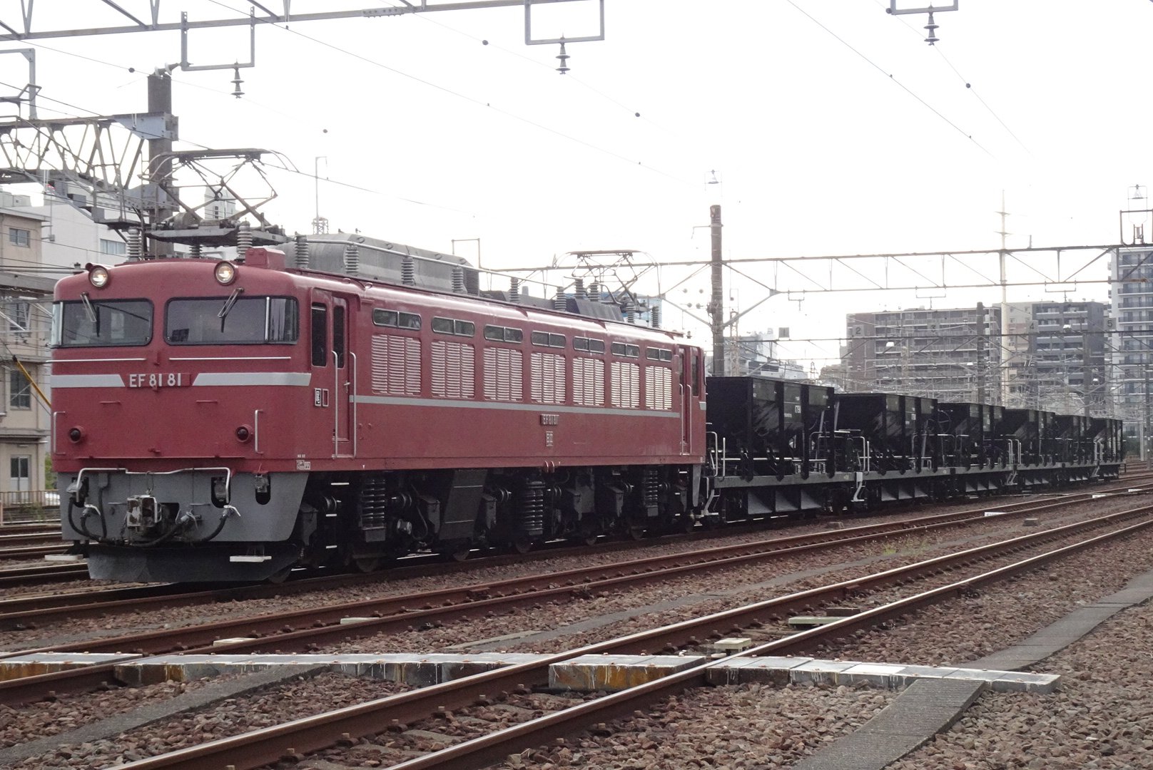 クロベェ on Twitter: "10/16新小岩操発 工6333列車、EF81 81＋ﾎｷ800(6車)。 https://t.co/gbZjVGApWC" / Twitter
