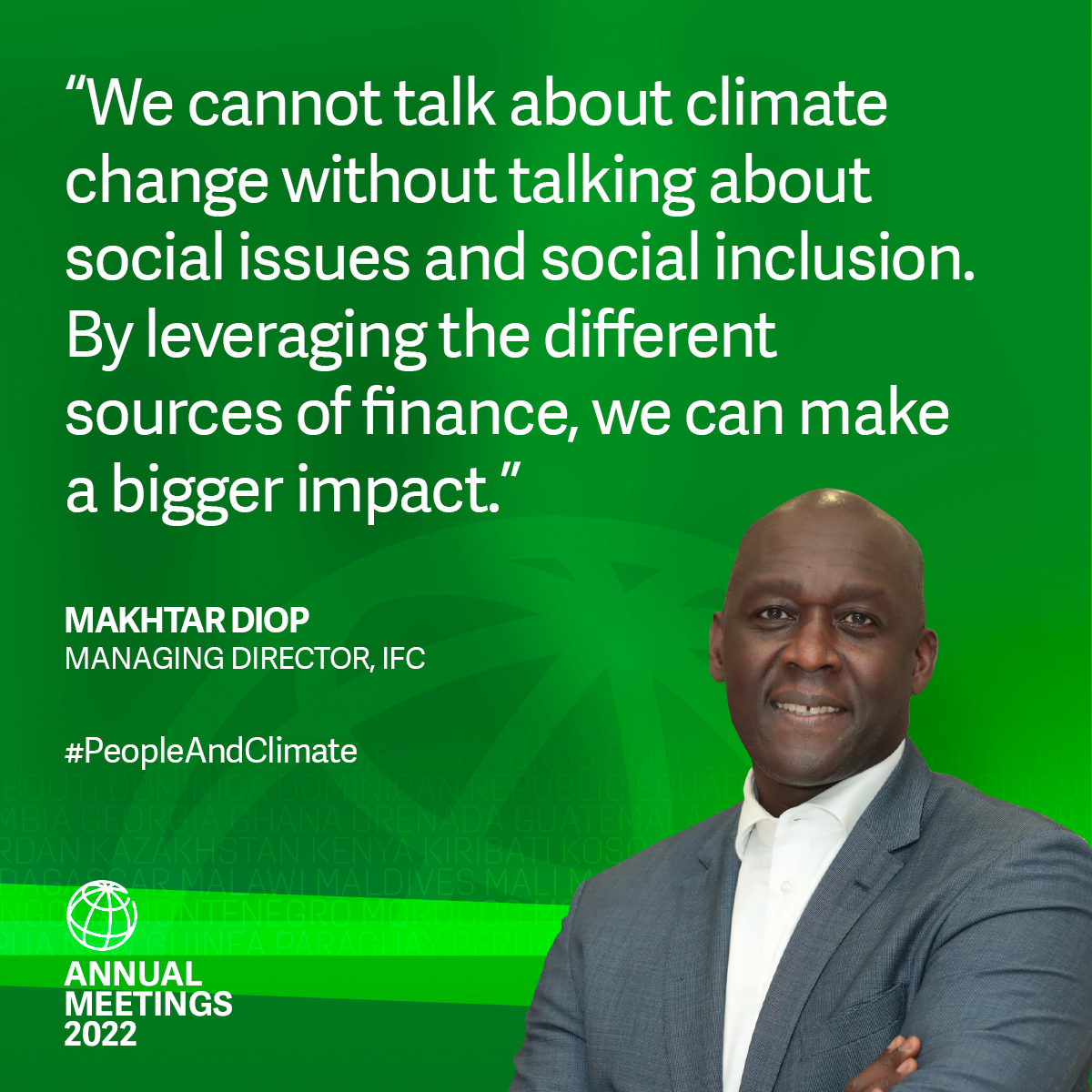 World Bank on Twitter: ""We cannot talk about climate change without ...