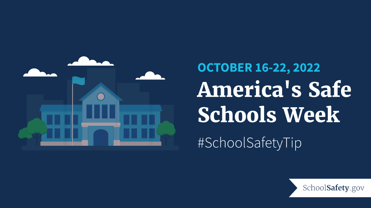 Schoolsafety Gov On Twitter This Week Marks Americassafeschoolsweek