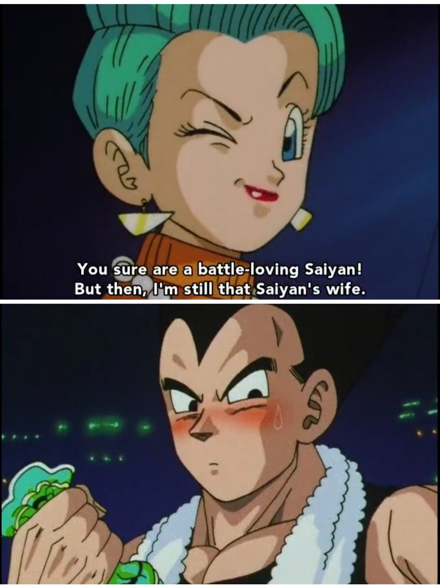 Vegeta Love Quotes