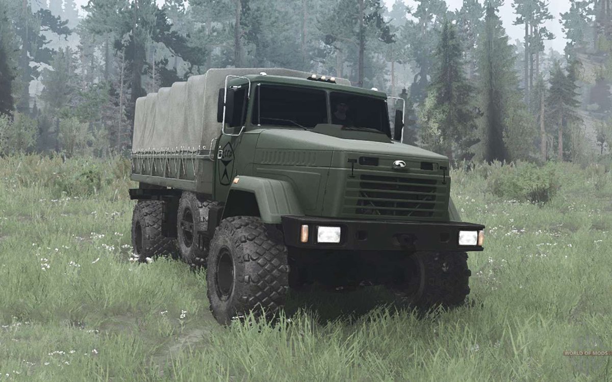 WorldOfMods.com on Twitter: "КрАЗ-5131ВЕ 4x4 для Spintires MudRunner https://worldofmods.ru ...