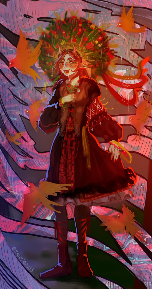 「Тримайте милу весняну панночку Я впевнен」|𝐍𝐄𝐂𝐑𝐎𝐂𝐓𝐎🔞のイラスト