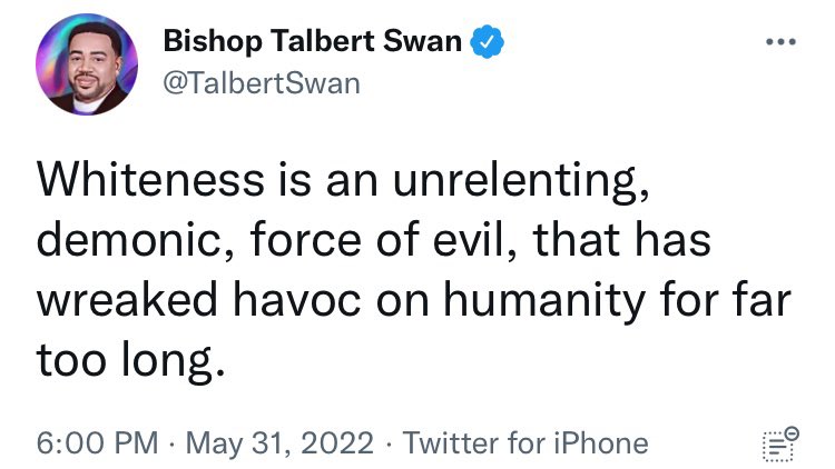 iamyesyouareno on Twitter: "“There’s no such thing as anti white racism”"