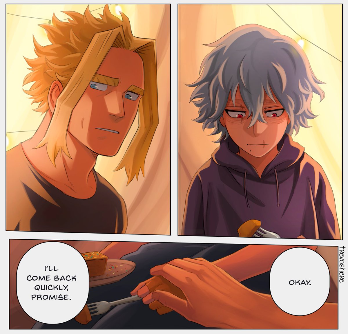 「Continuation of the All Might adopts Tenko AU. Things are be」Trevoの漫画