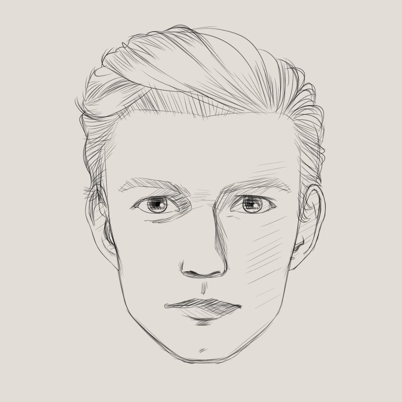 Realistic Human Face Drawing