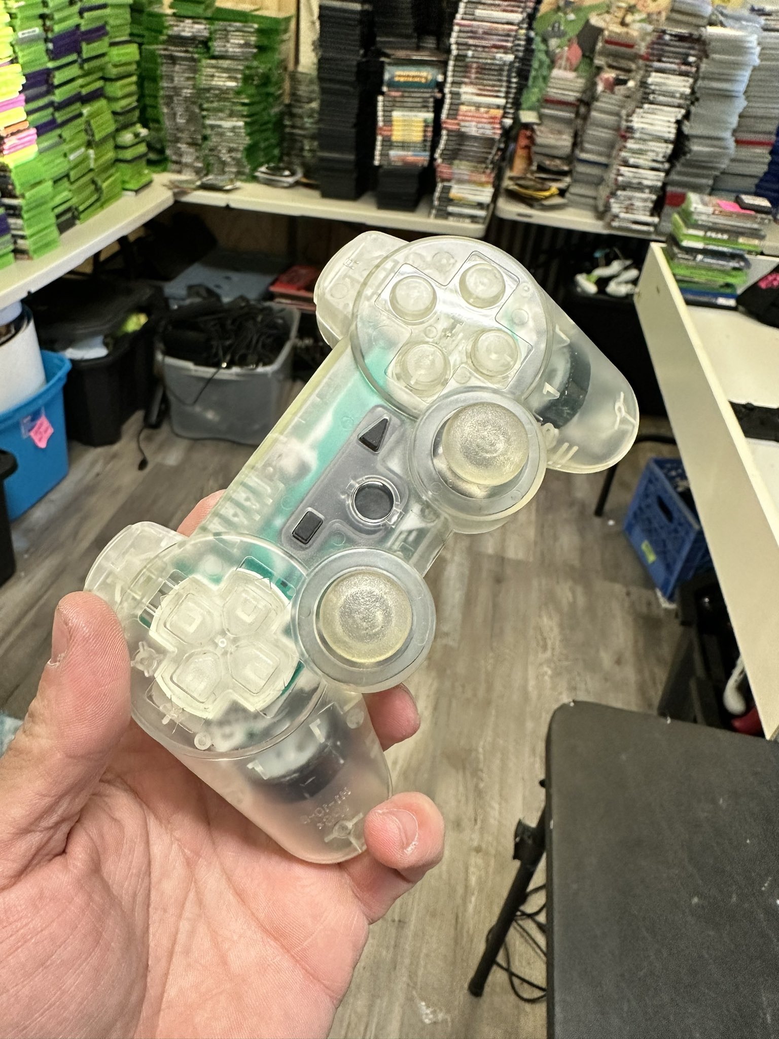 Cody on Twitter: "Organizing the office. I think I just found a prototype PS3 controller https ...