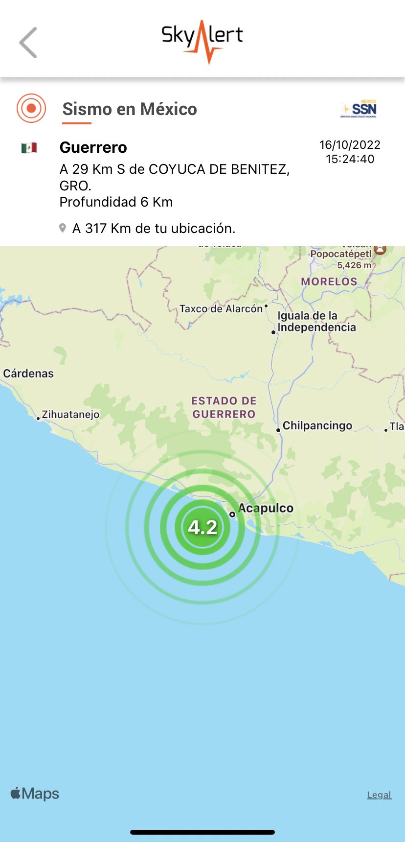 SkyAlert on Twitter: "Dato curioso: Esta tarde ocurrieron dos sismos exactamente a la mismo ...