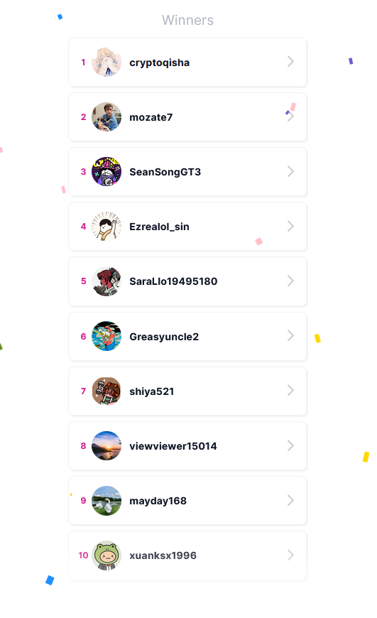 straycat.eth on Twitter: "恭喜中奖，请及时提交地址。 @cryptoqisha @mozate7 @SeanSongGT3 @Ezrealol_sin ...