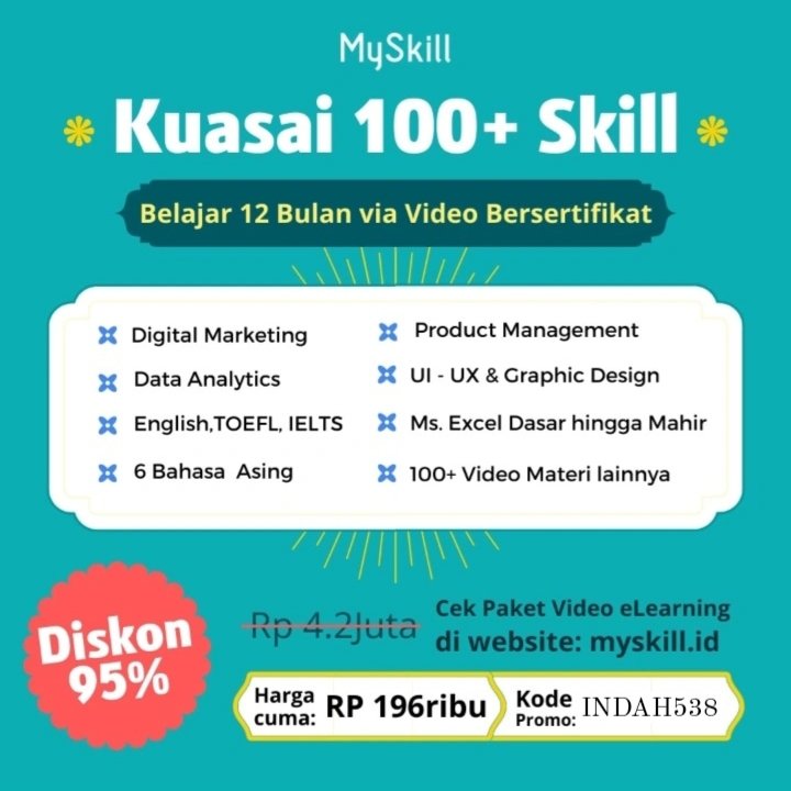 ndaaa🕊️ on Twitter: "buat kakak" yang mau upgrade skill sebelum masuk ke dunia kerja, boleh bgt ...