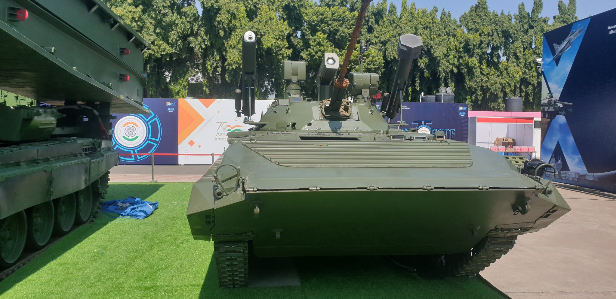 India created the most unique BMP-2 equipped with Kamikaze drone and ATGM