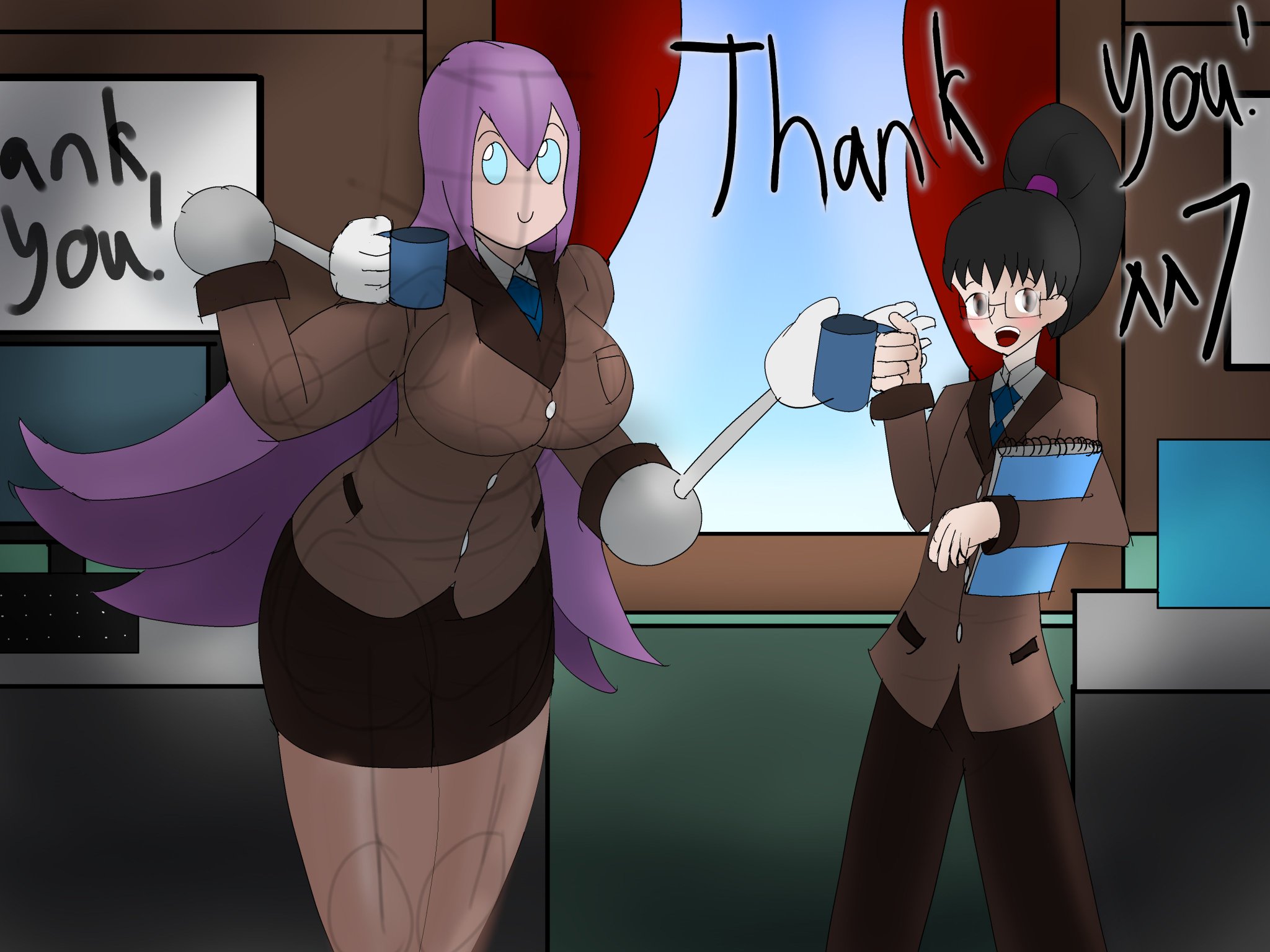 Rodelio C. Bation Jr. on Twitter: "daily draws two of my current ocs that are not part of any ...