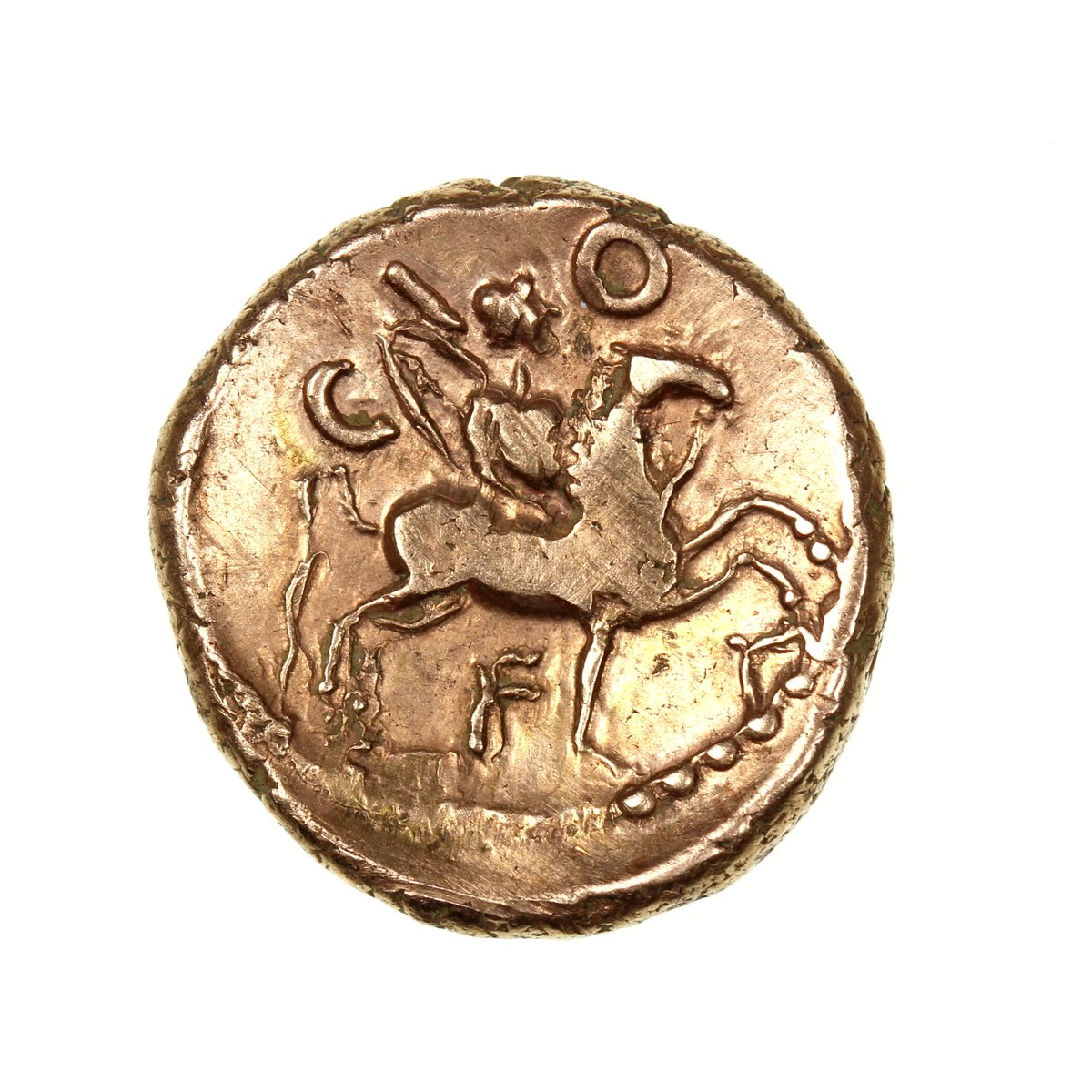 East Wiltshire Gold Quarter Stater Savernake Wheel 1st Century BC ...