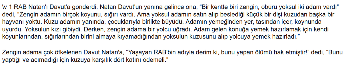 Kur'an-ı Kerîm'in İnciller üzerindeki otoritesine bir örnek: Mesel ...