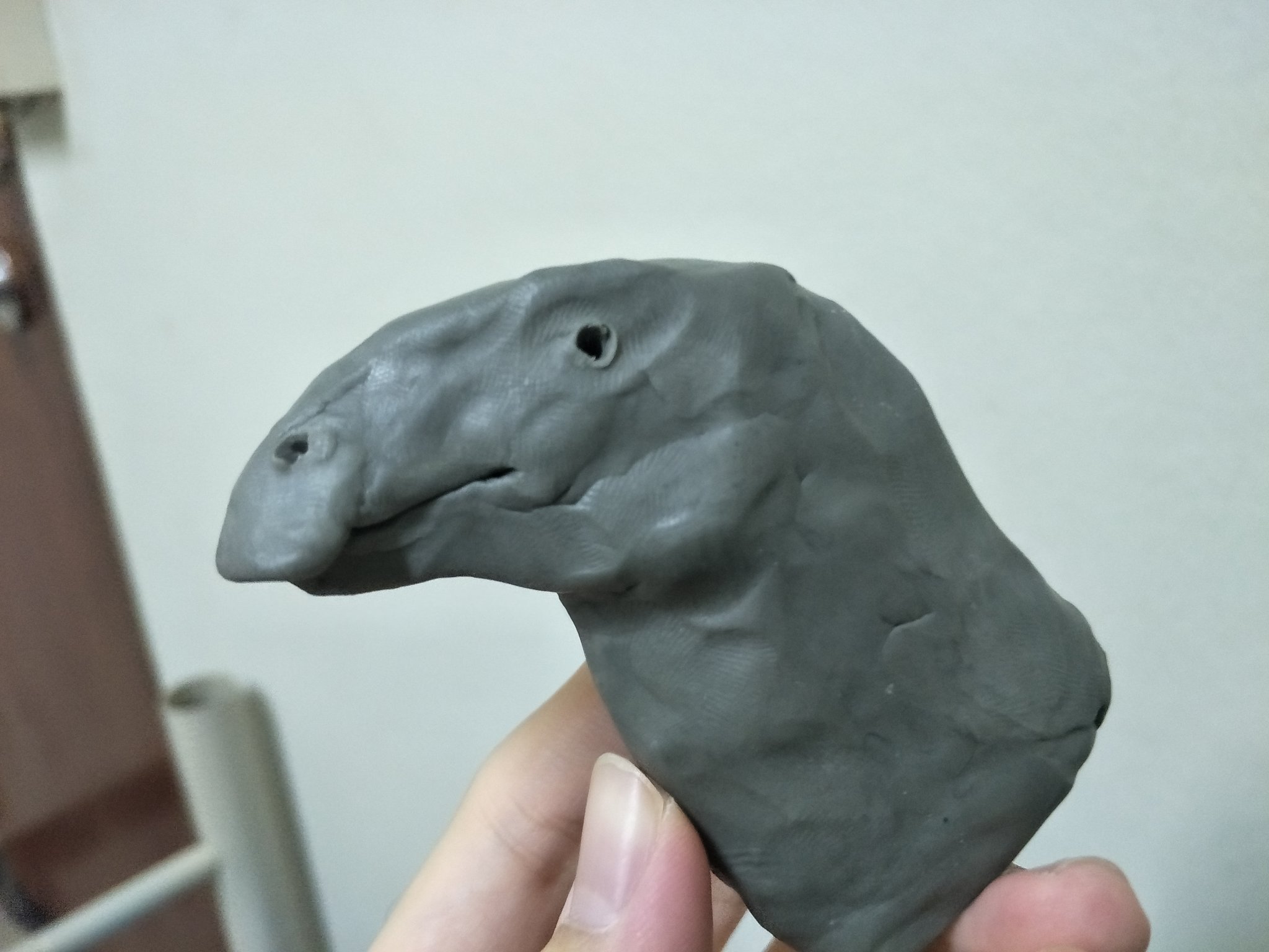 Tangmo Mopet on Twitter: "Hadrosaur heads Eolambia, suggested by ...